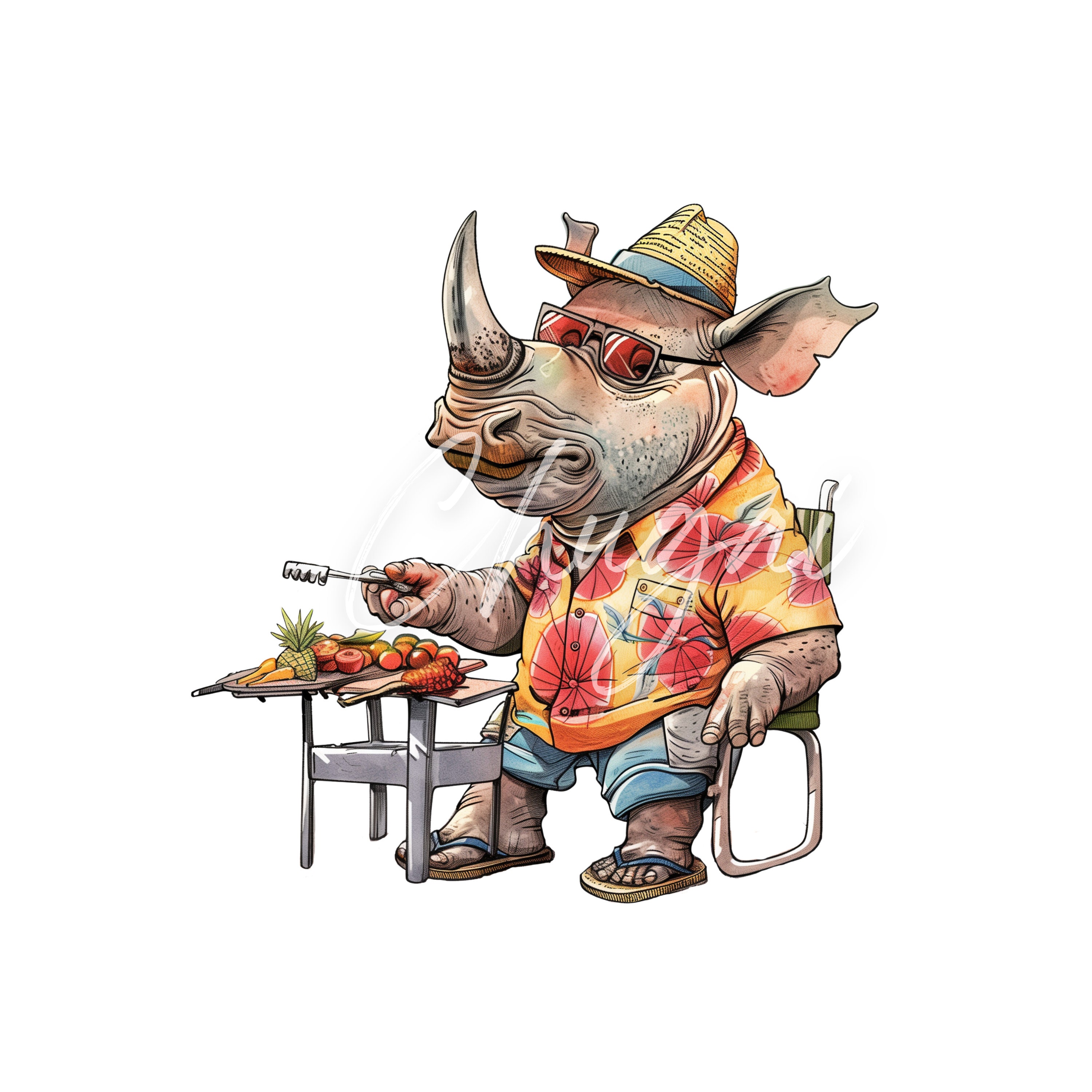 8 PNG - BBQ Animals Clipart - Digital Download - Design - Digital Craft ...
