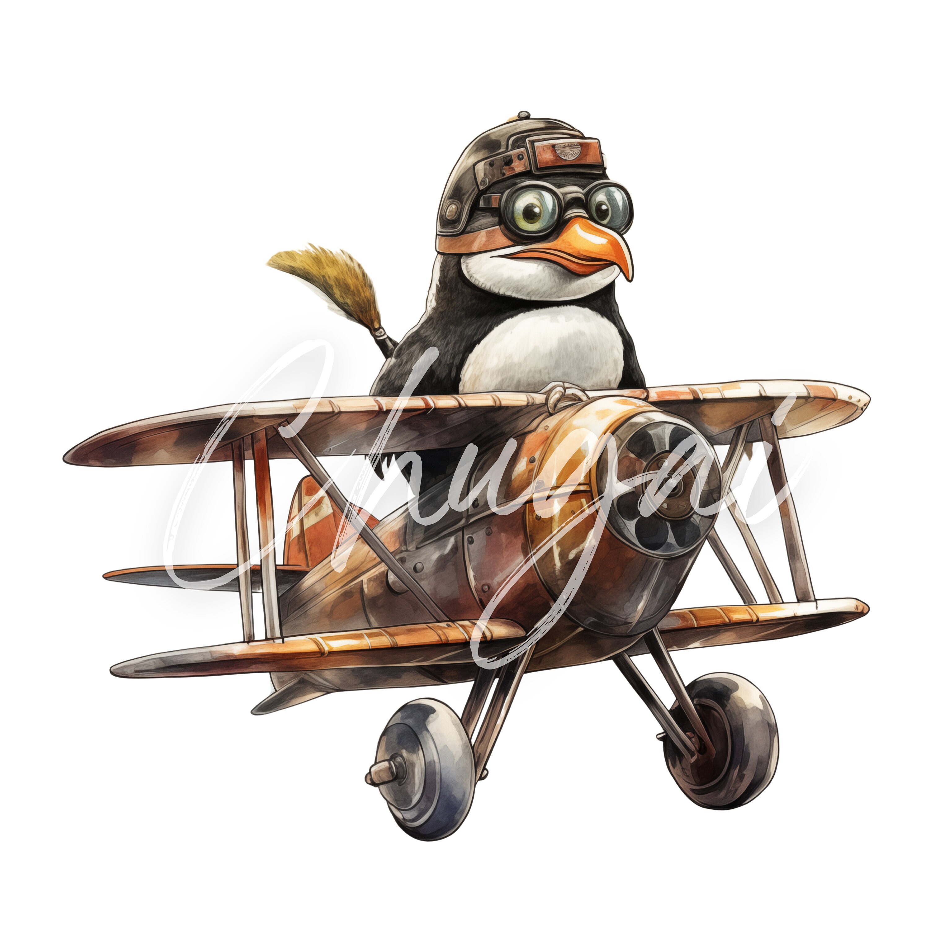 10 PNG Flying Penguin Clipart Digital Download Design Digital Craft ...
