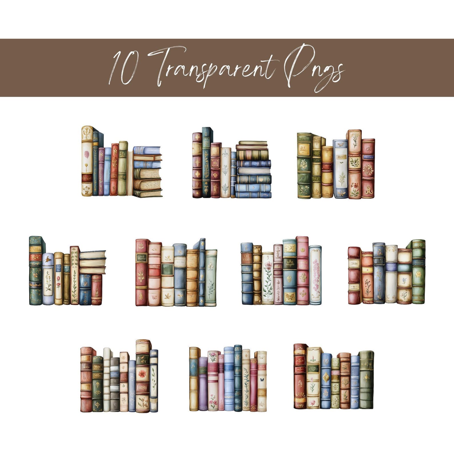 Book Spine Clipart 10 Transparent PNG Digital Download Library Clipart ...