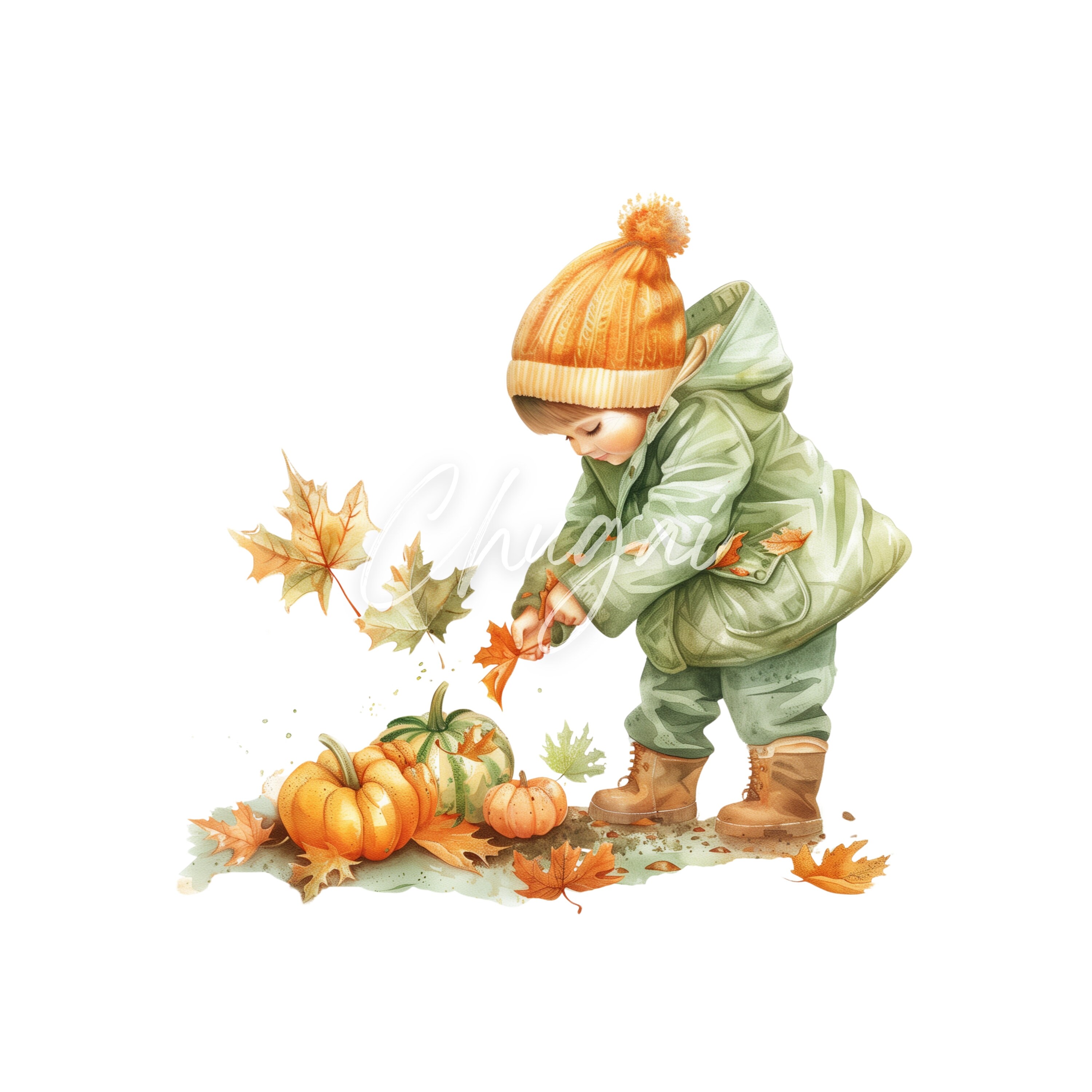 10 PNG Little Pumpkin Friends Clipart Transparent Instant Download ...