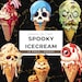Halloween Ice Cream Clipart - 12 Transparent PNG - Instant Download ...