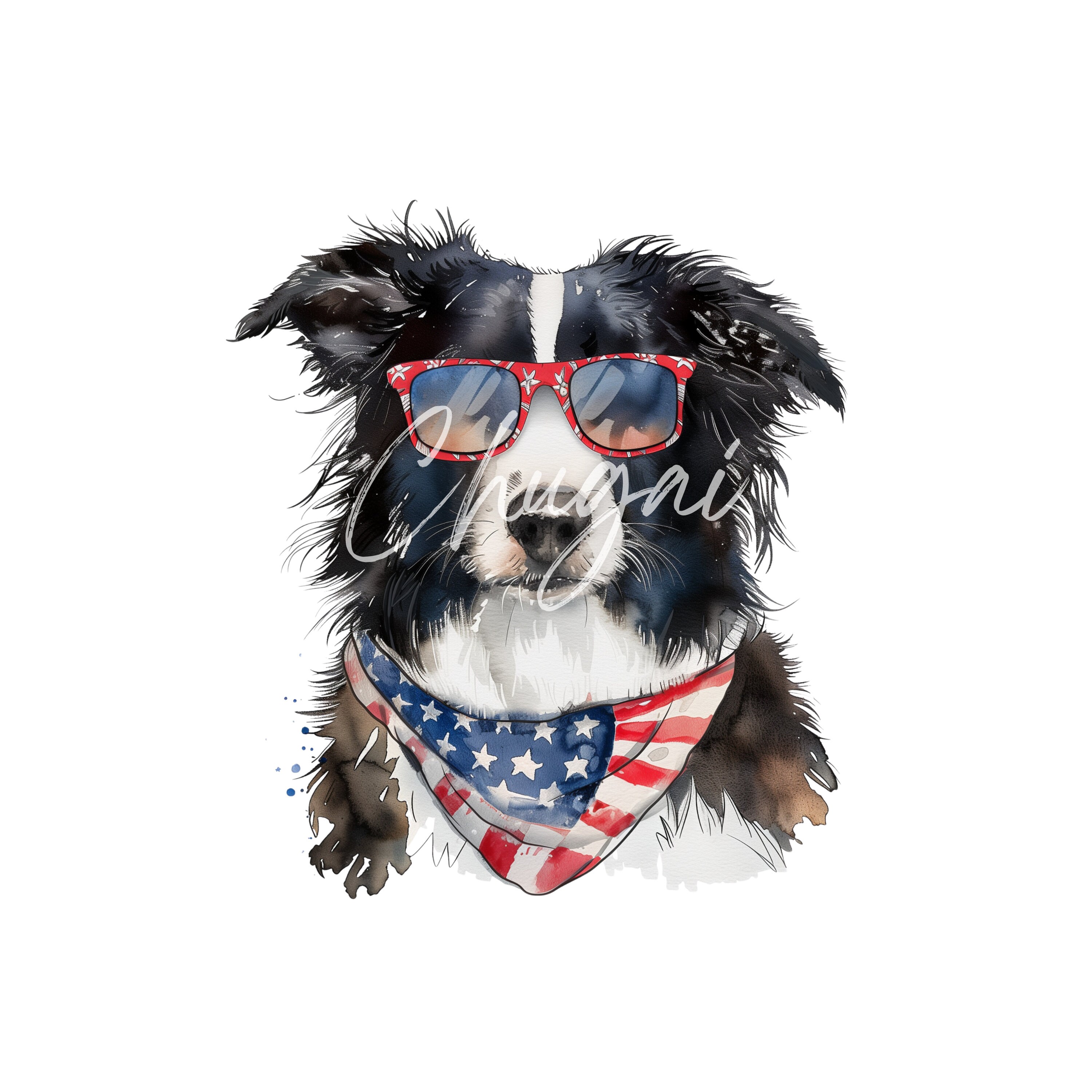 10 PNG - 4th July Independence Day Dogs Clipart - Transparent - Digital ...