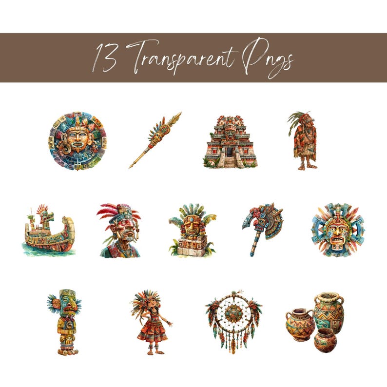 13 PNG - Ancient Civilization Clipart - Digital Download - Crafting ...