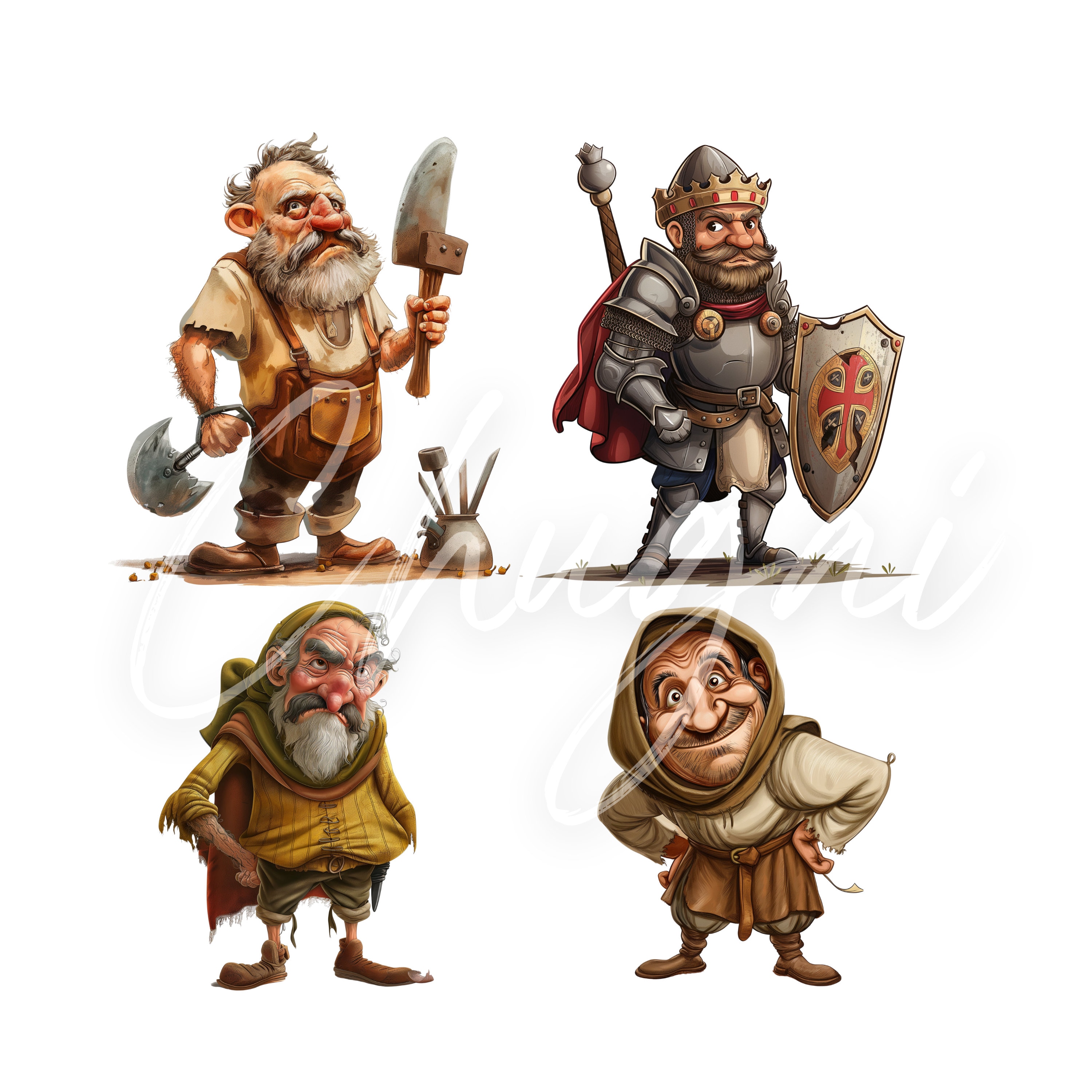 15 PNG Medieval Clip Art Transparent Digital Download Design Digital ...