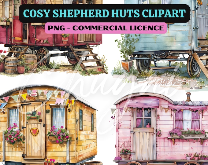 Small Town CLIP ART SET for Personal and Commercial Use main Street ...