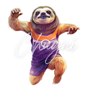 10 PNG - Sloth Athletics Clipart - Digital Download - Design - Digital ...