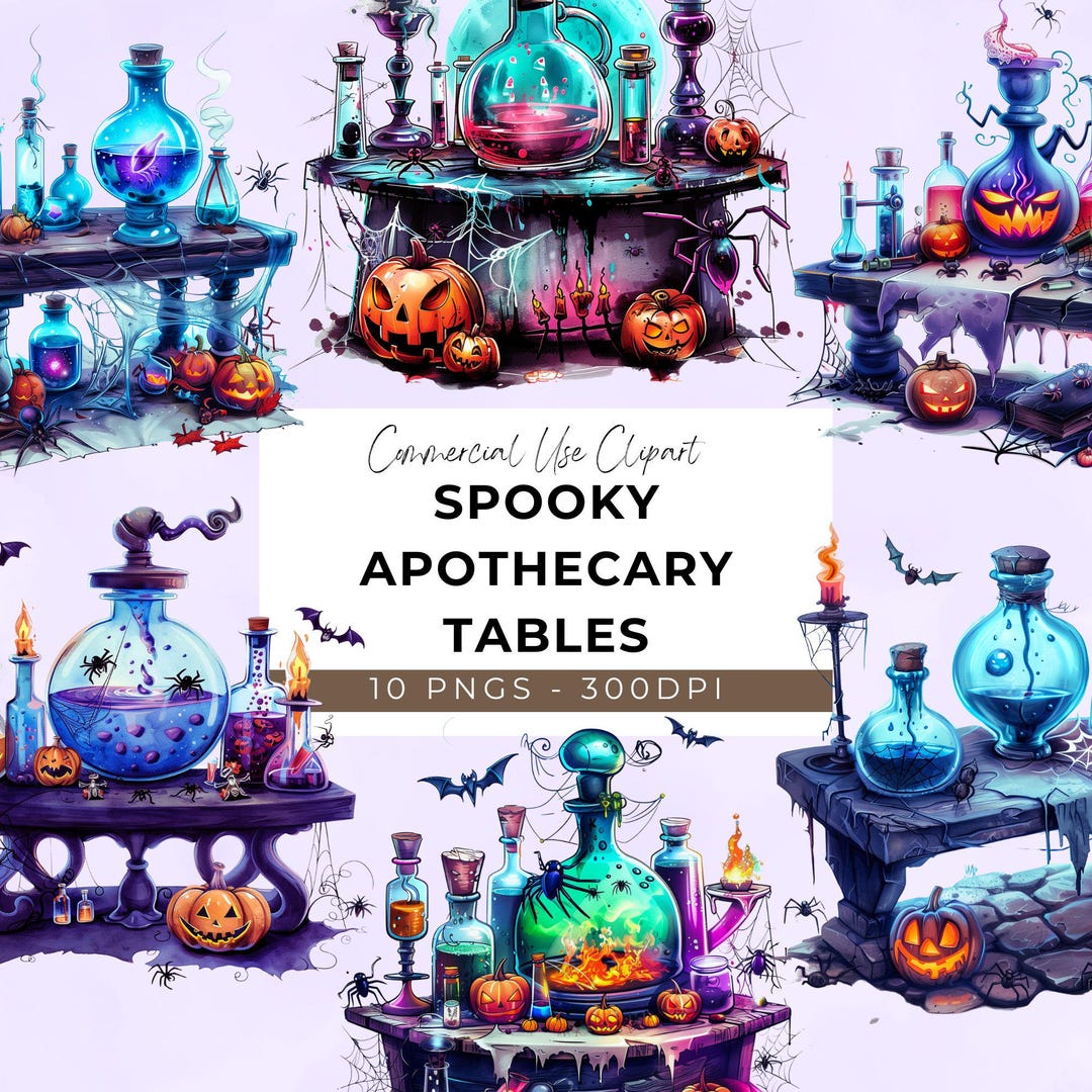 Halloween Potion Clipart - 10 Transparent PNG - Halloween Clipart ...
