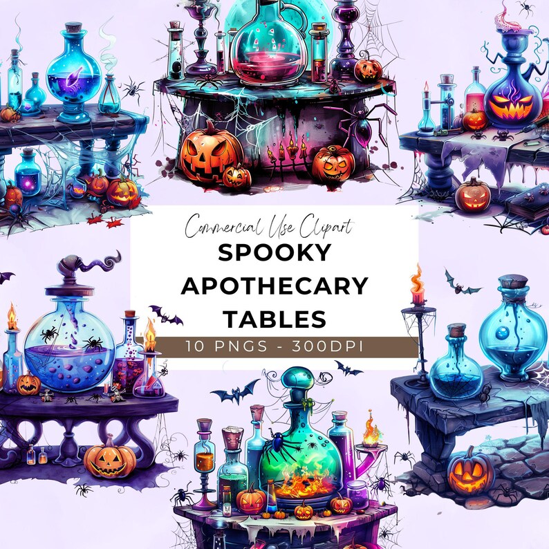 Halloween Potion Clipart - 10 Transparent PNG - Halloween Clipart ...