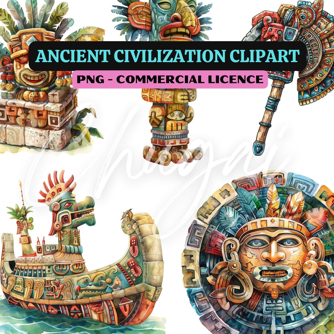 13 PNG Ancient Civilization Clipart Digital Download Crafting Design ...