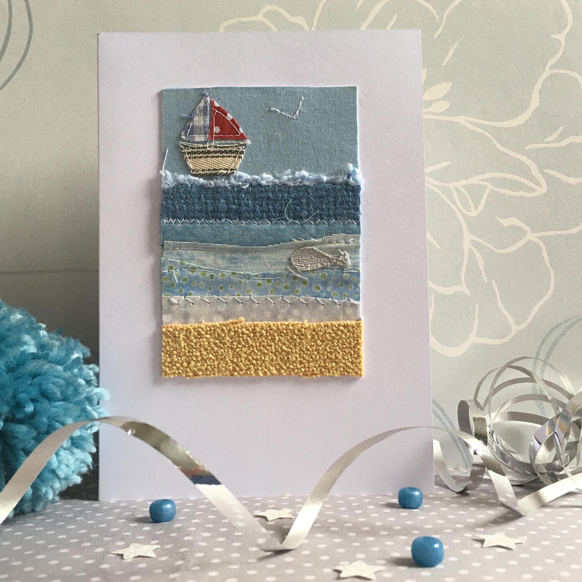 Handmade Seascape Card | Etsy