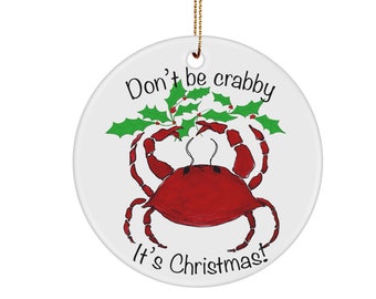 Don't Be Crabby - Etsy
