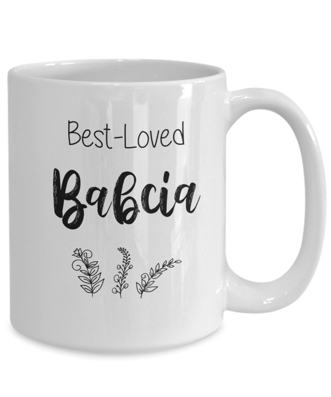 Best Loved Babcia Mug, Babcia Coffee Cup, I Love My Babcia Mug, Babcia ...