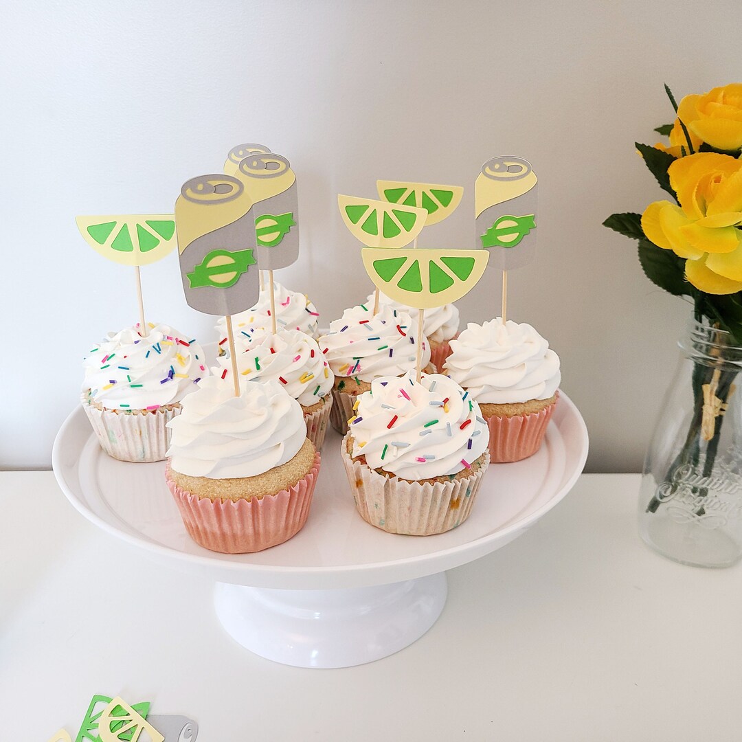 Seltzer Cupcake Toppers - Etsy