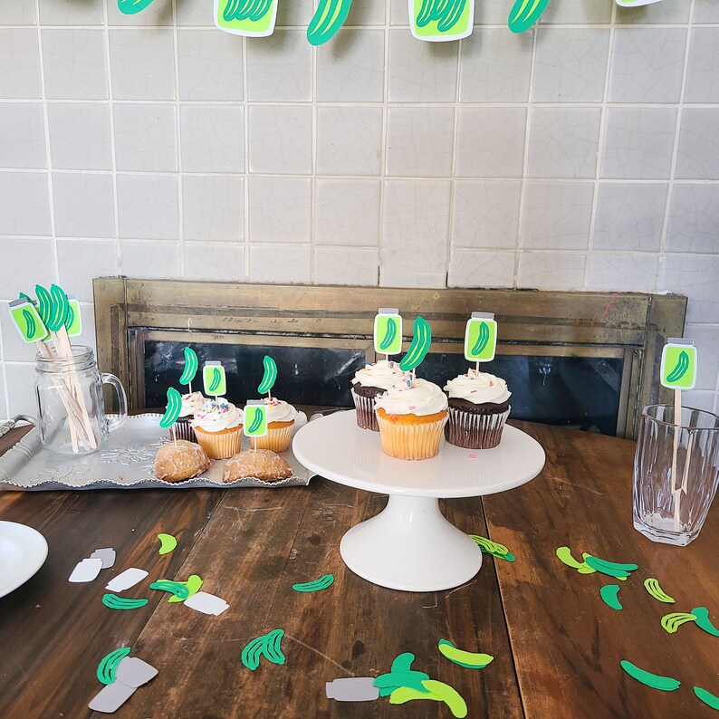 Pickle Cupcake Toppers - Etsy