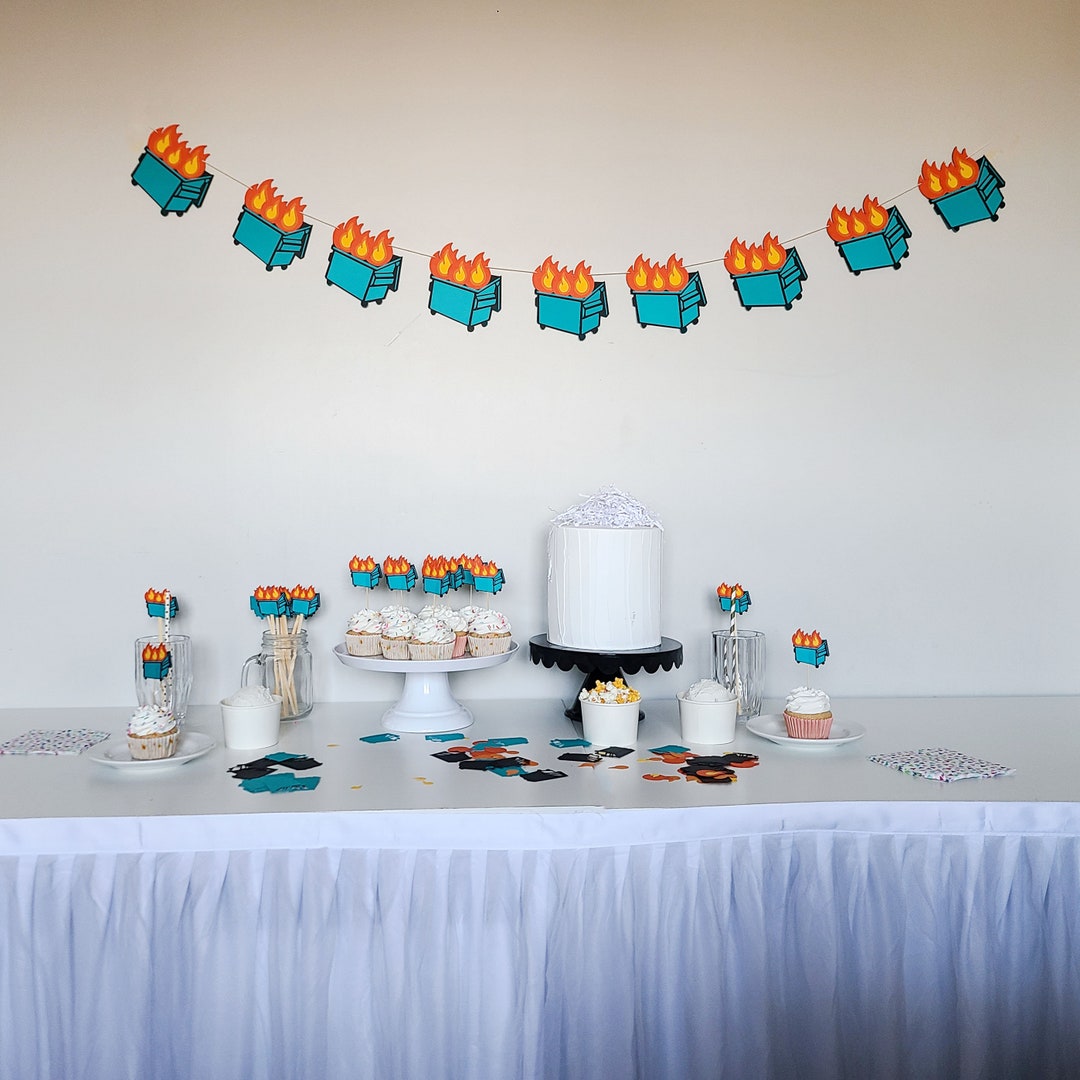 Dumpster Fire Garland - Etsy