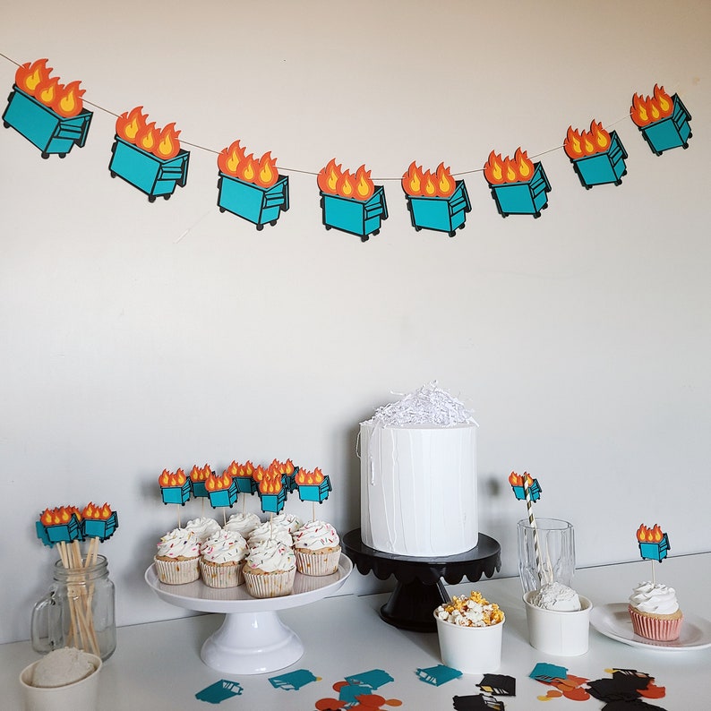 Dumpster Fire Party Kit - Etsy