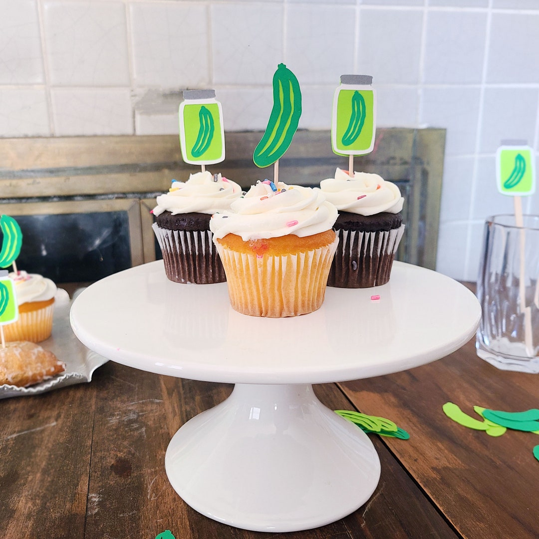 Pickle Cupcake Toppers - Etsy