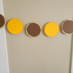 Pancake & Waffle Garland - Etsy