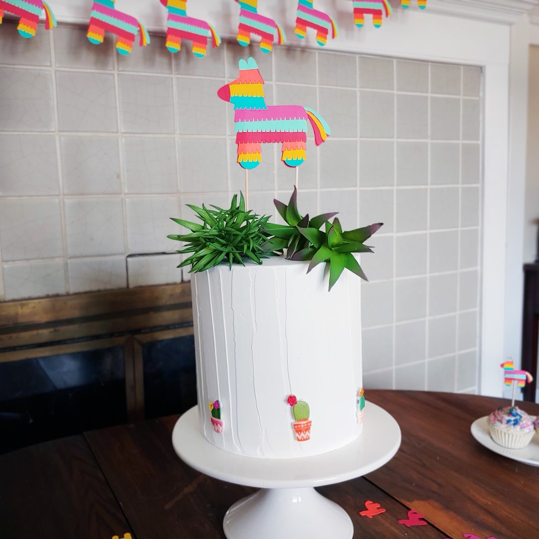 Pinata Cake Topper - Any Color - Etsy
