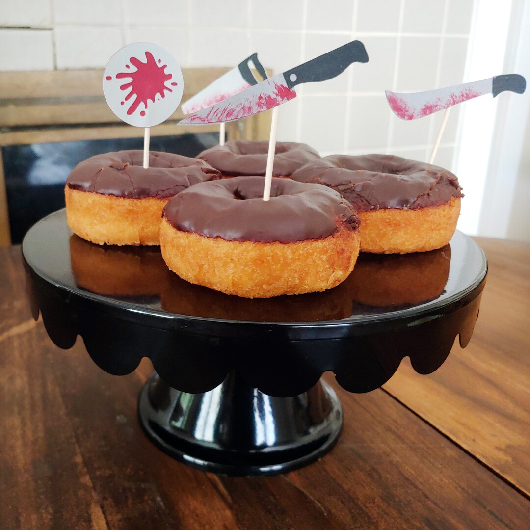 Slasher Flick Cupcake Toppers - Etsy