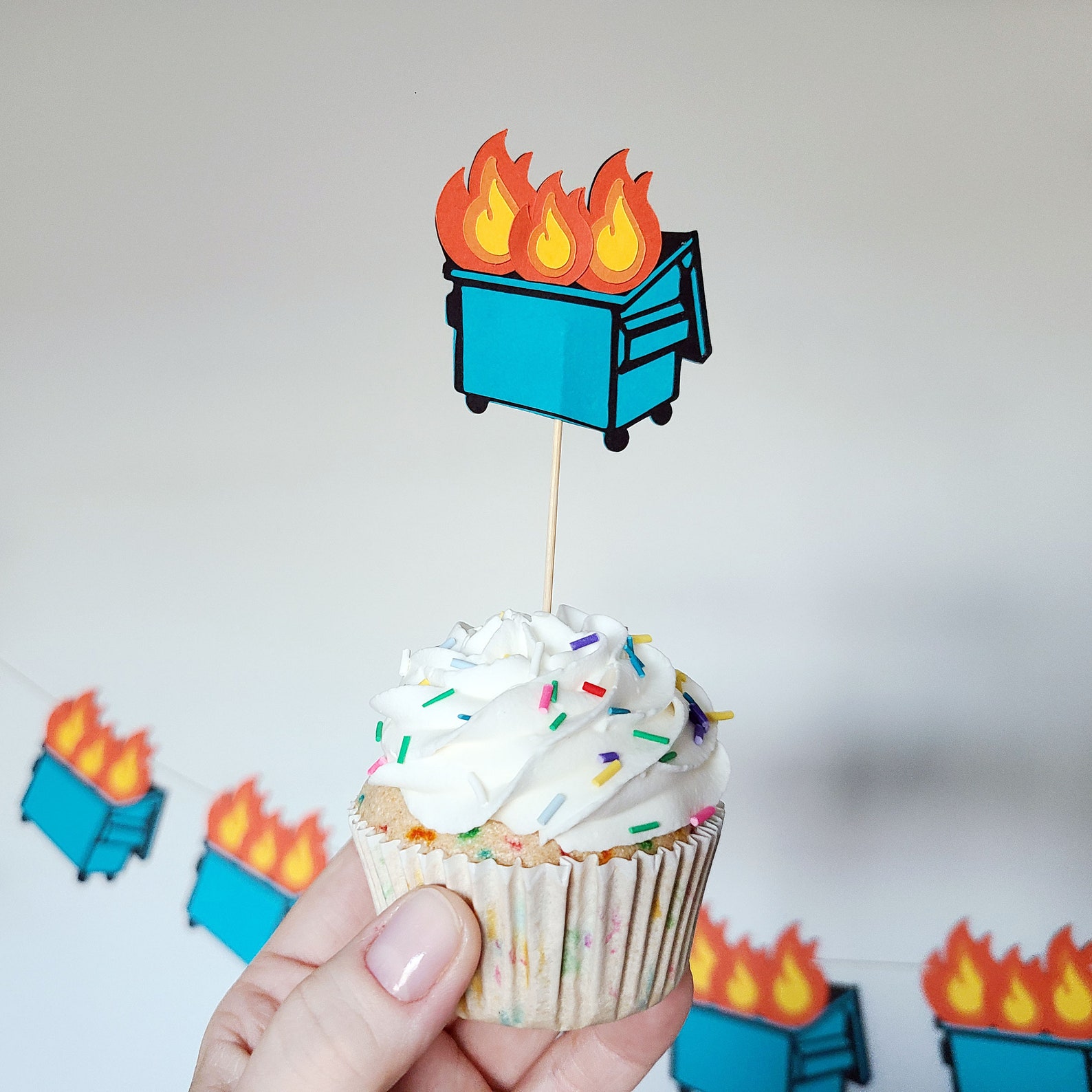 Dumpster Fire Party Kit - Etsy