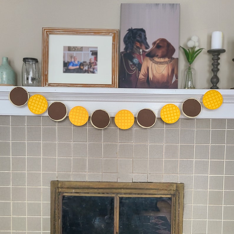 Pancake & Waffle Garland - Etsy