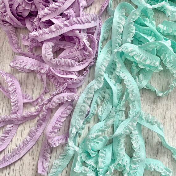 Ruffle Edge Knicker Elastic Ruffle Trim Lingerie Elastic - Etsy