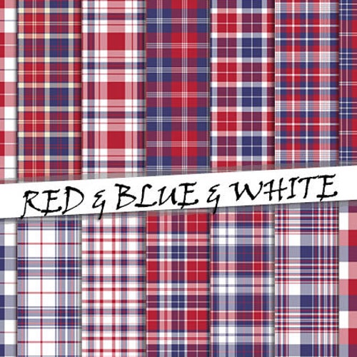 Vintage Fourth of July Seamless Digital Paper Pack Patriotic | Etsy