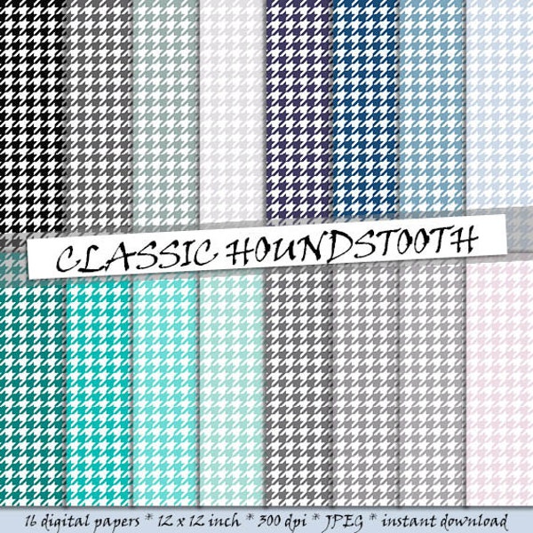 Houndstooth - Etsy