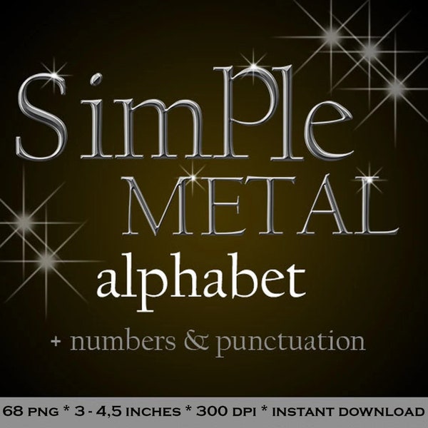 Metal Numbers - Etsy