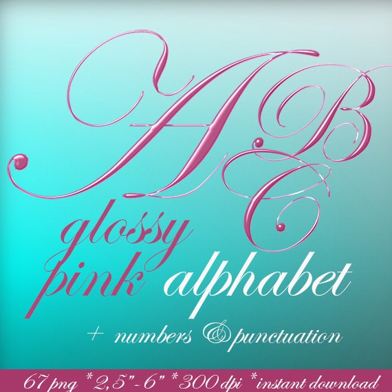 Pink Capital Letter A