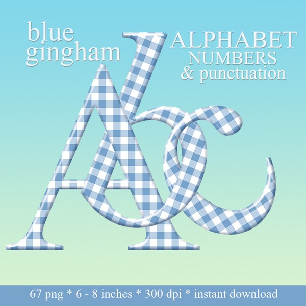 Digital Alphabet - Etsy