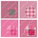 Pink and Grey Tartan Pattern Digital Paper 14 Seamless - Etsy