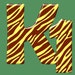 Jungle Alphabet Clipart, Zebra Animal Print Font, Brown and Yellow ...