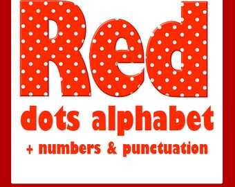 Red Digital Alphabet Clipart Chevron Letters Instant - Etsy