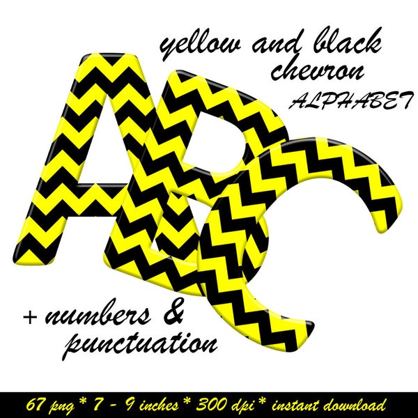 Yellow Chevron - Etsy
