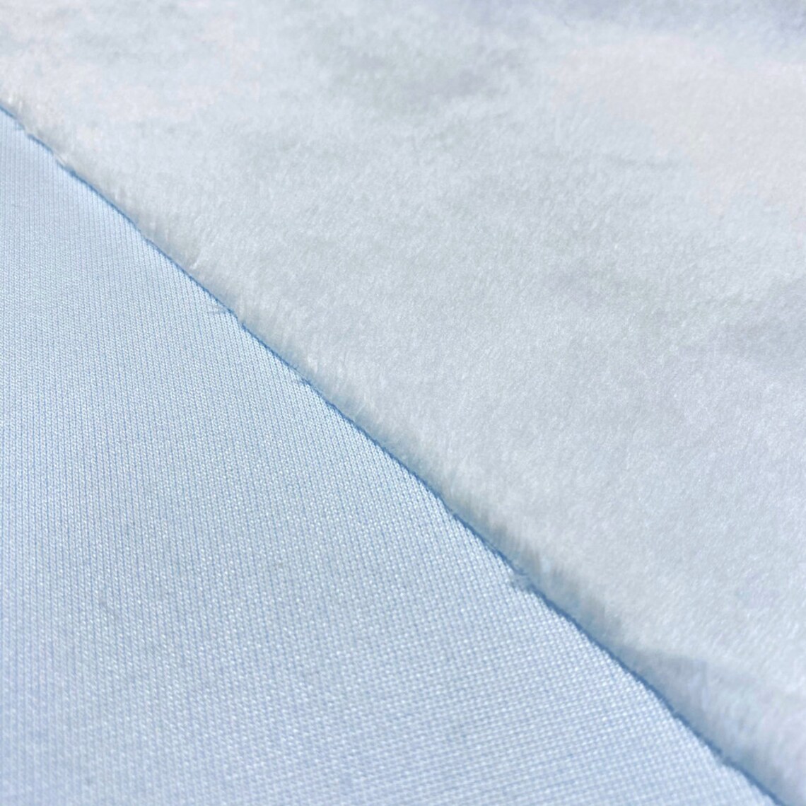 Light Blue Smooth Minky Super Soft Cuddle Fleece Fabric - Etsy