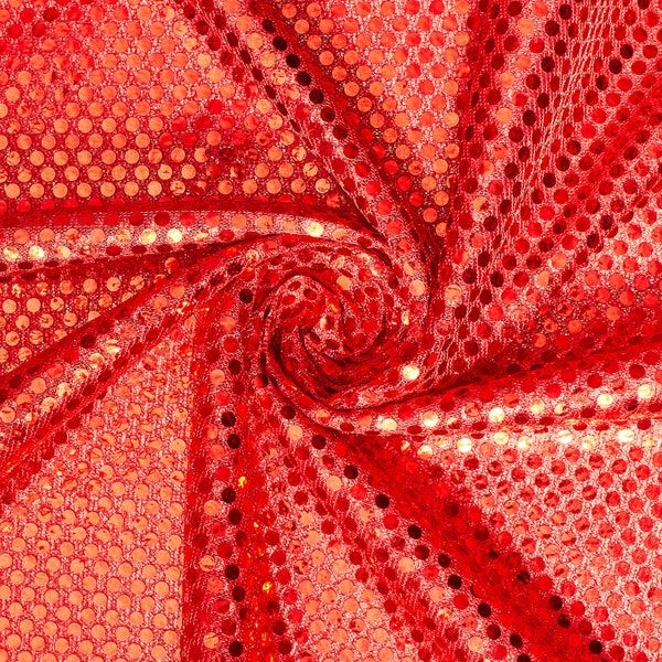 Red Confetti Dot Fabric - Etsy