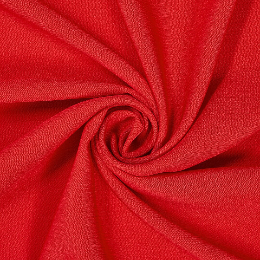 Red Crinkle Polyester Fabric 60" Wide Many Colors Draping & Apparel - Etsy