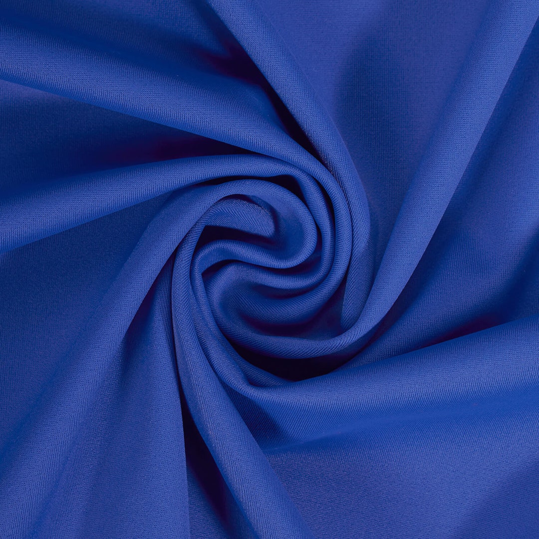 Royal Blue Matte Milliskin Nylon Spandex Fabric 4 Way Stretch 58" Wide ...