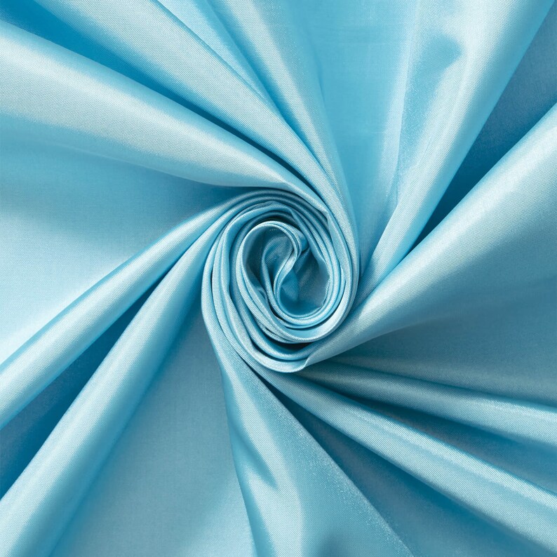 Turquoise Polyester Lining Fabric Silk Habutae 60 Wide - Etsy