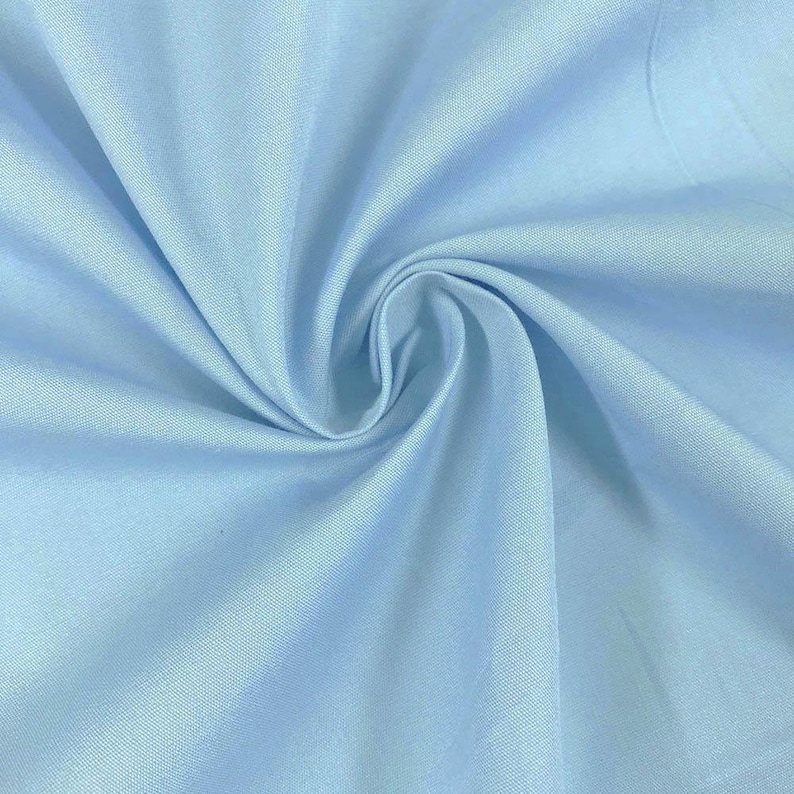 Light Blue 100% Cotton Broadcloth Fabric 59 Inches - Etsy