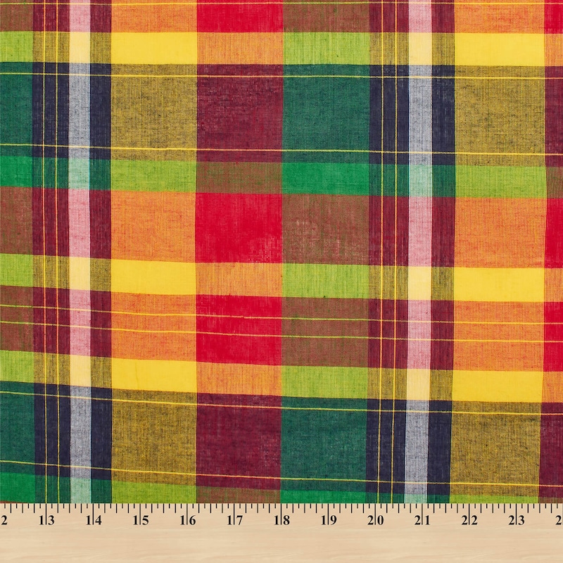 Madras Fabric - Etsy