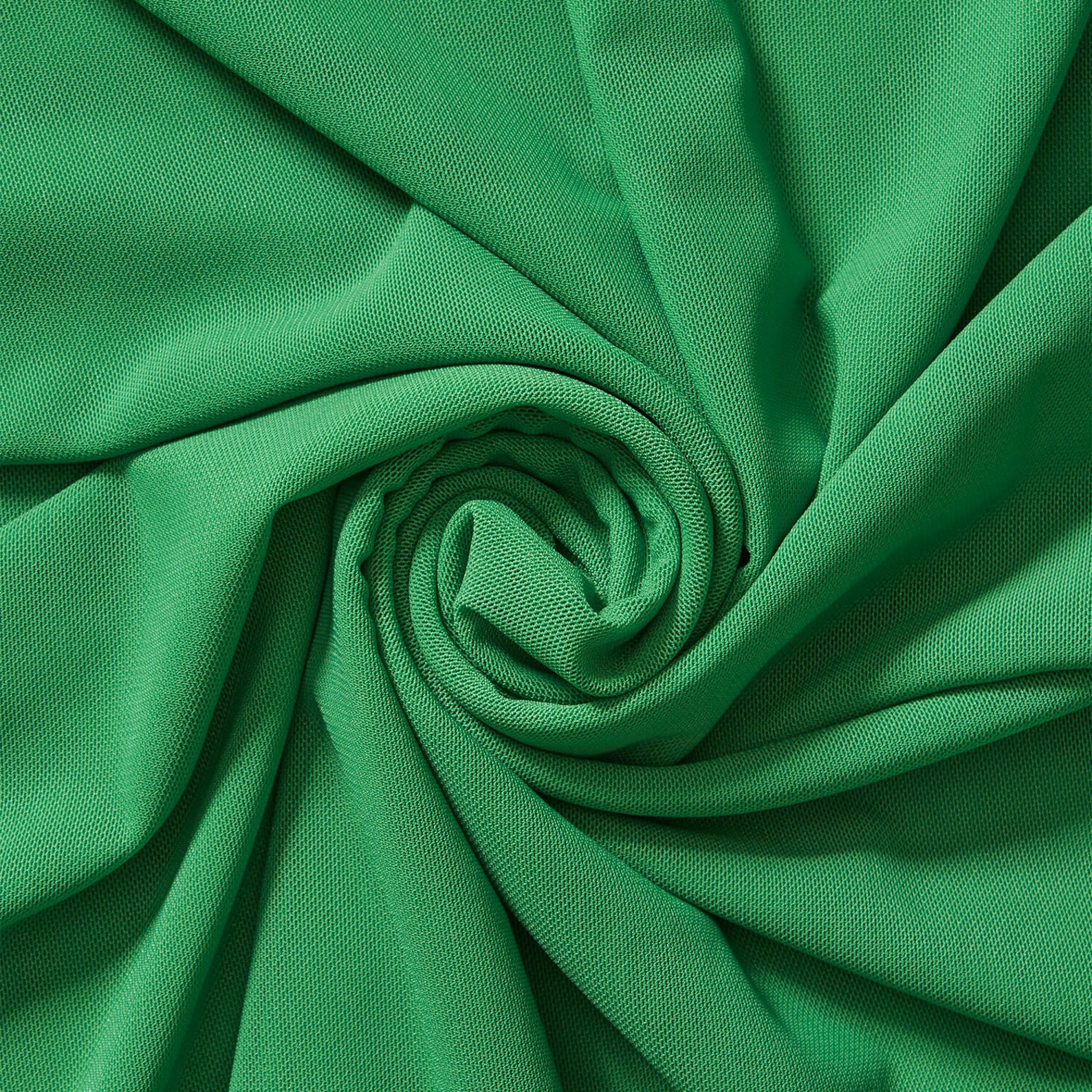 Solid Power Mesh Fabric Nylon Spandex 60" Wide Stretch Sold BTY Kelly ...