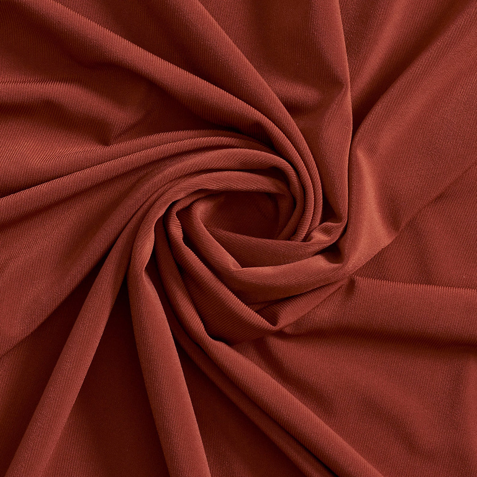 Rust ITY Fabric Polyester Spandex Knit Jersey 2 Way Spandex - Etsy