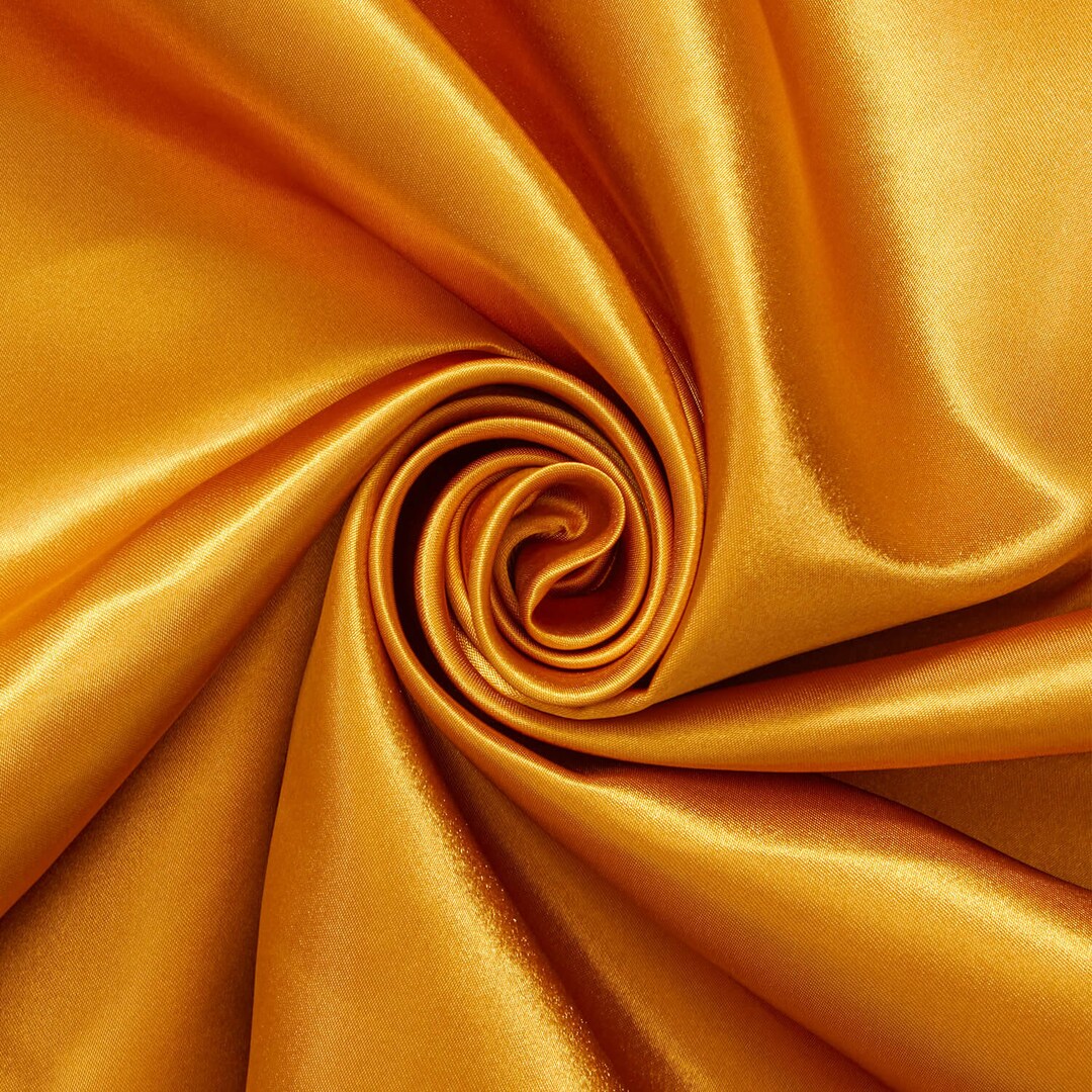 Dark Gold Charmeuse Bridal Satin Fabric for Wedding Dress 60 Inches by the Yard Charmuse - Etsy
