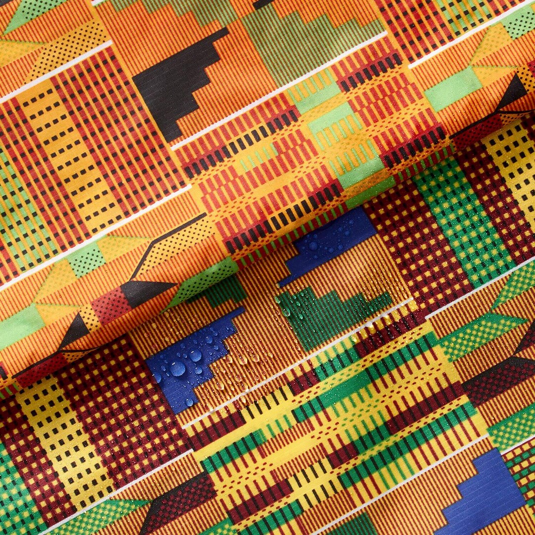 Ottertex® Printed Nylon Ripstop Fabric Kente Waterproof Heavy Duty ...