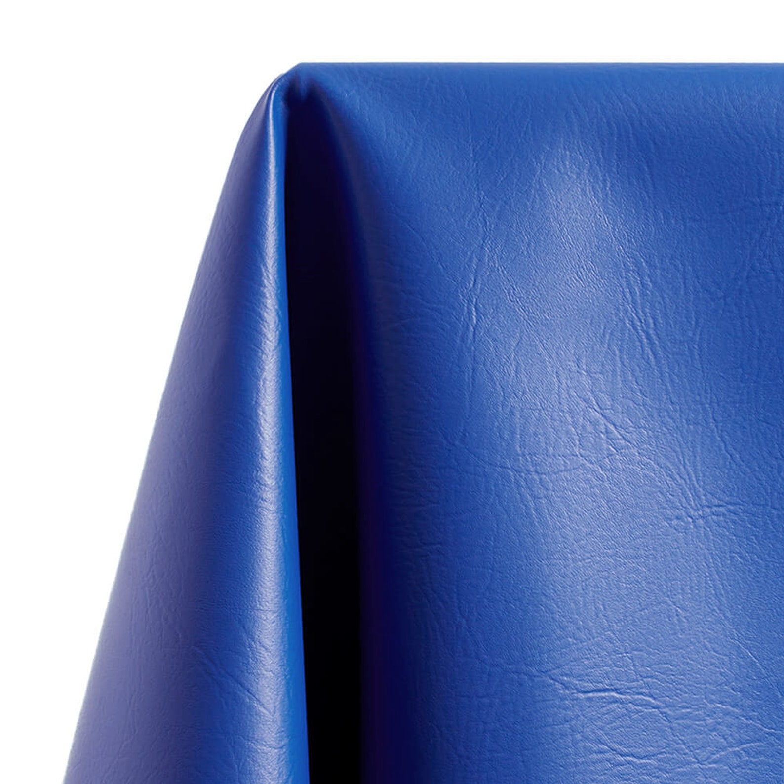 Royal Blue Vinyl Fabric Faux Leather Pleather Upholstery 54 Wide by the ...