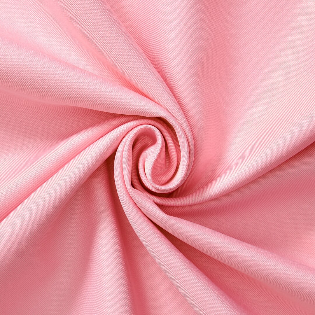 Pink Twill 100% Polyester Diagonal Weave Fabric 58/60" Wide Sold by the ...