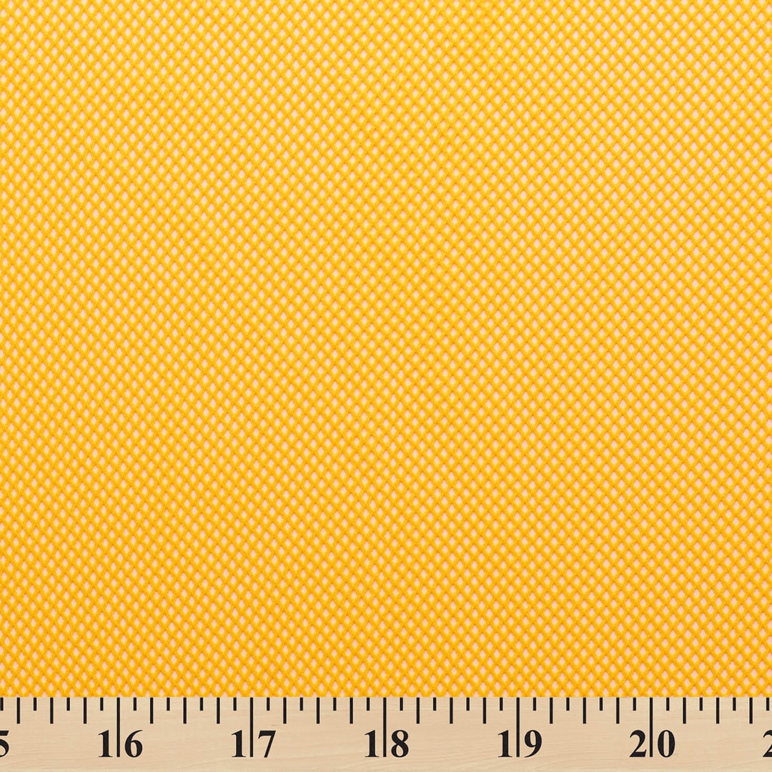 Polyester Knit Diamond Mesh Fabric - Sunflower Yellow Sheer Polyester ...